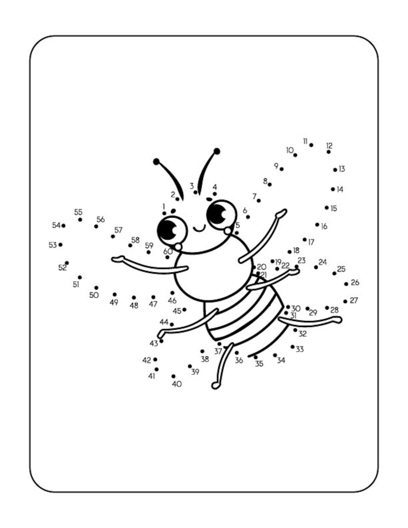 70 Dot-to-dot Activity Pages - Etsy