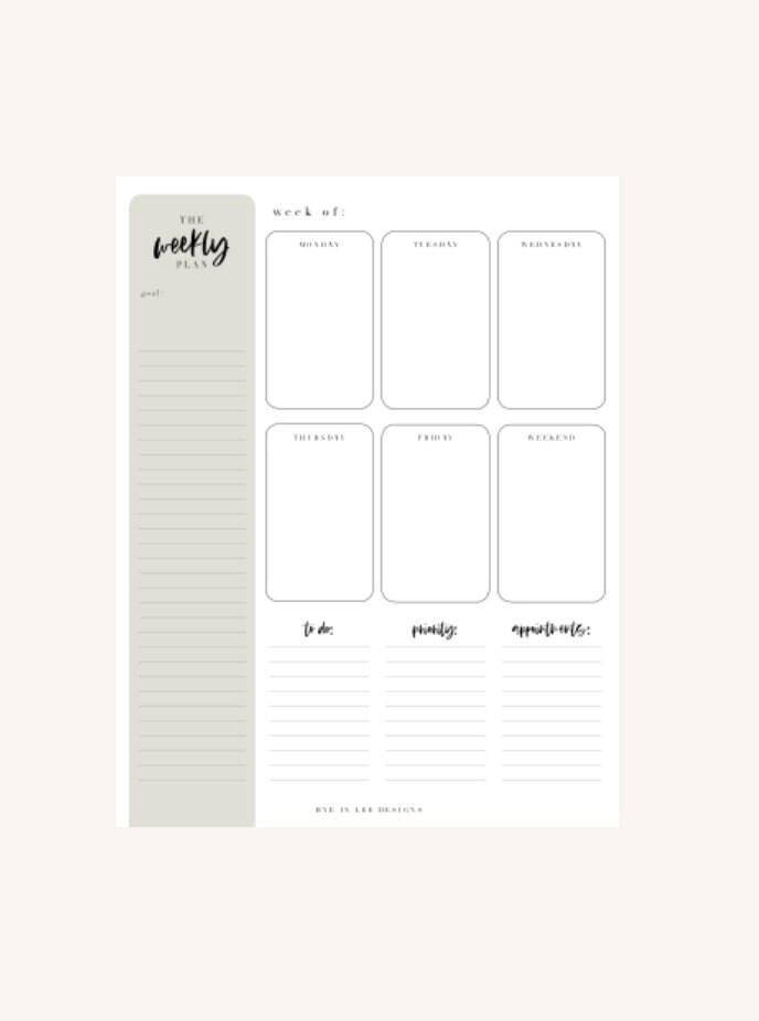 Ultimate Planning Bundle Printable Planner Pages Planner Inserts Daily ...