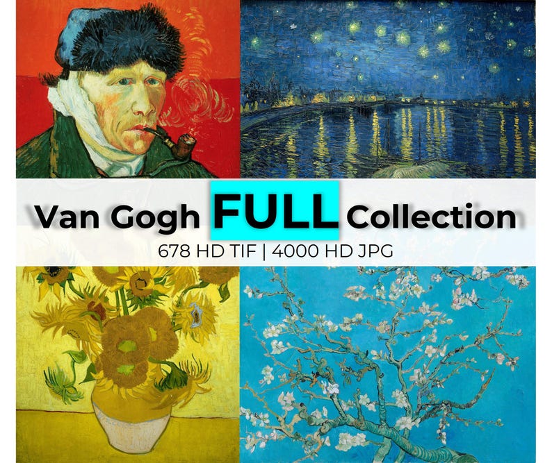 Complete Van Gogh Digital Art Collection – Ultra HD Museum-quality ...