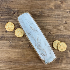 Appetizer Tray | Cracker & Cheese Serving Platter | Countertop Spice ...
