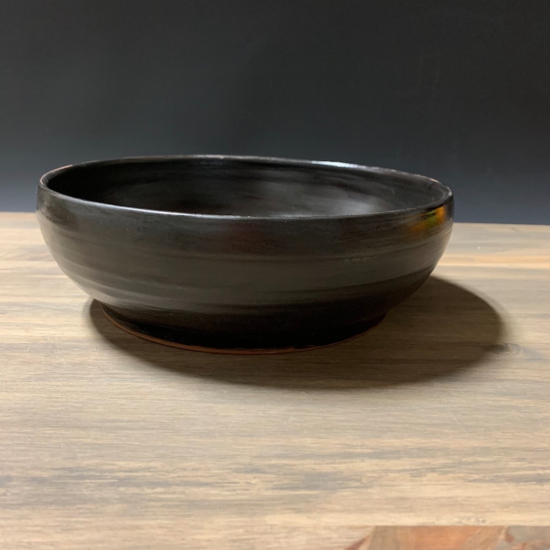 Black Ceramic Bowl - Etsy