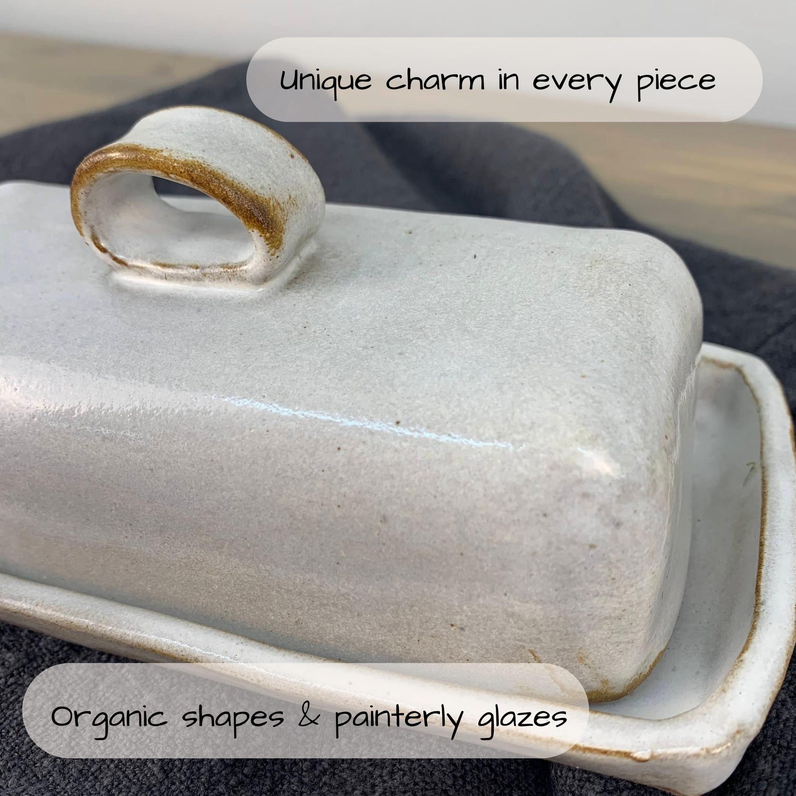 Butter Dish | Modern Minimalistic | Handmade Kitchenware Ceramics ...