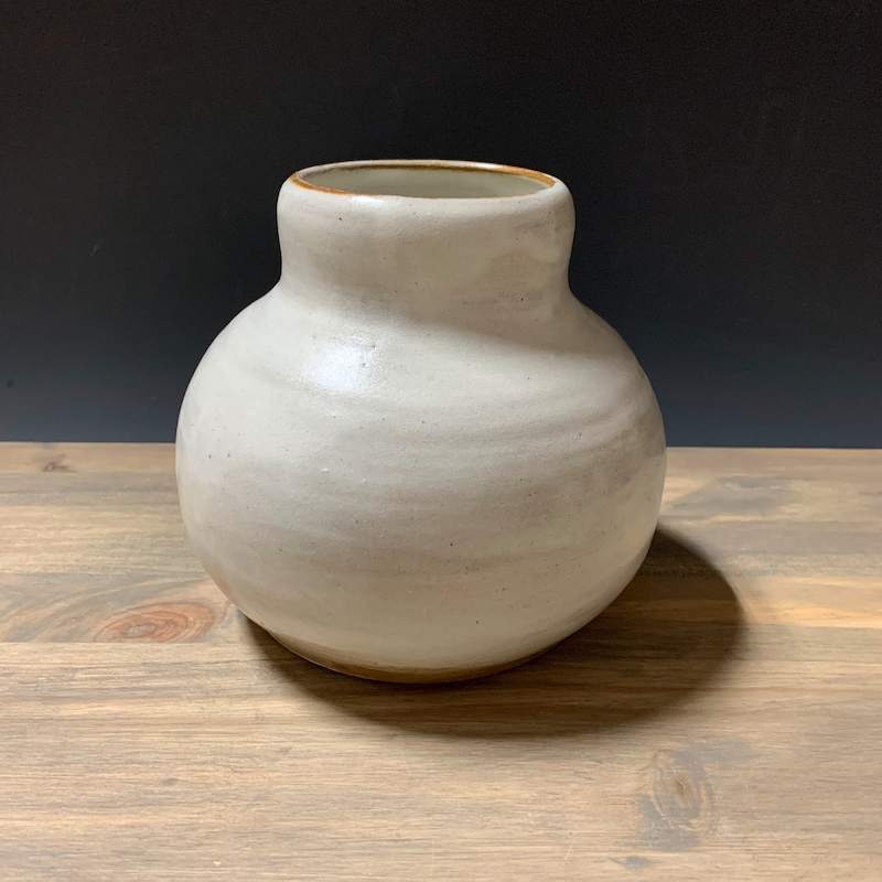 White Ceramic Vase - Etsy