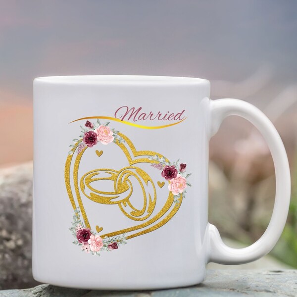 Marriage Design Mug Template - Etsy