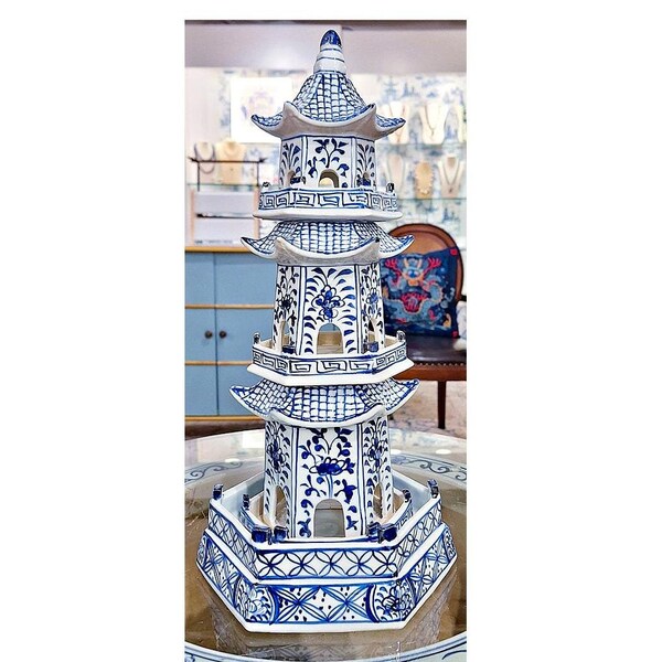 Porcelain Pagoda - Etsy