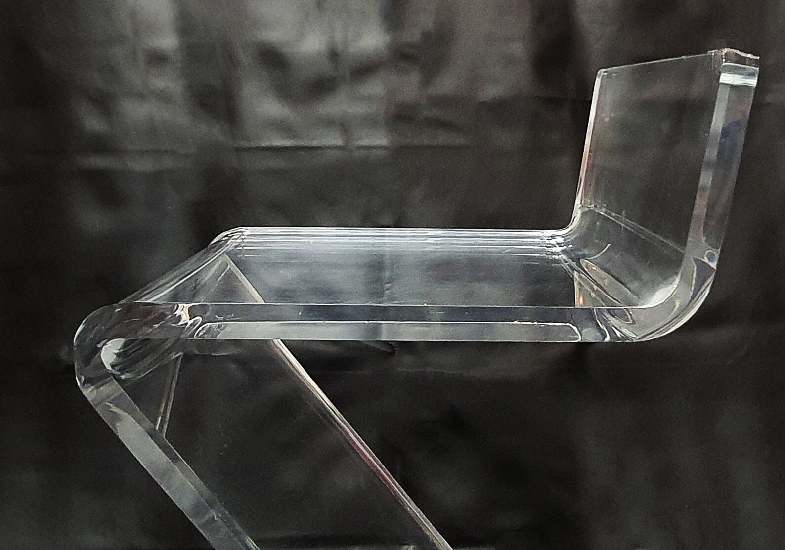 Beautiful, Artisan-made, Z Shape Lucite/acrylic Stool/barstool Iconic ...