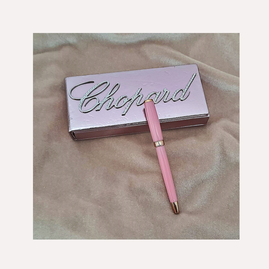 Very Rare Chopard Collectors Pink Retractable Petite Ball Point Pen and ...