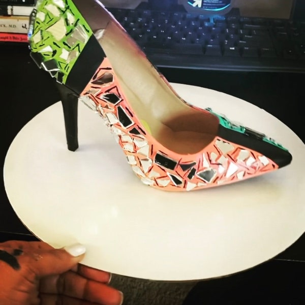 Painted High Heels - Etsy
