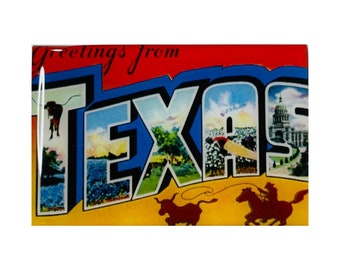 Greetings From Waco Texas Fridge Magnet - Etsy