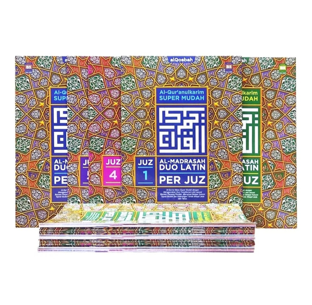 Super Easy Quran Latin Script Koran Roman Alphabet per Juz All 30 Juz ...