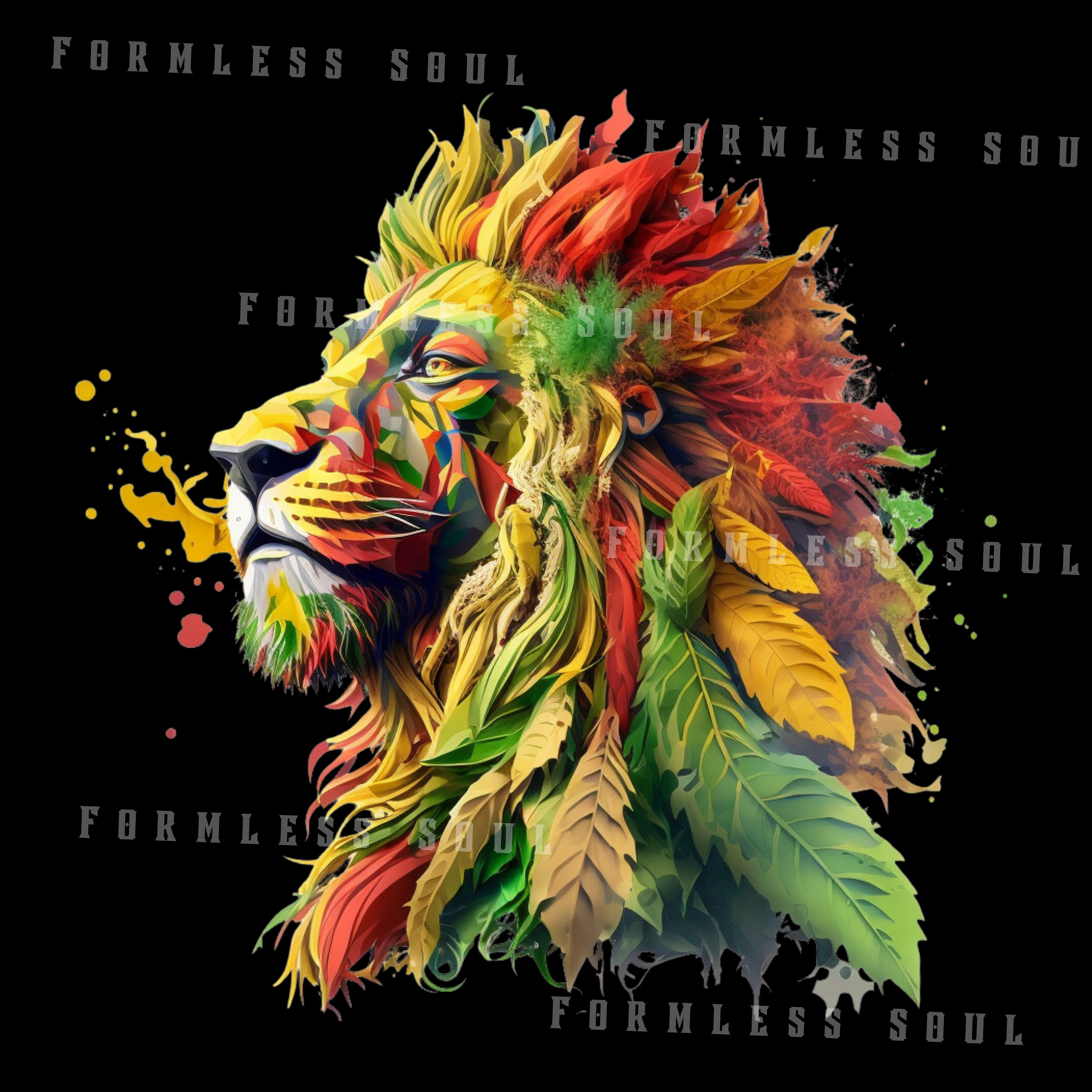 Reggae Art Lion