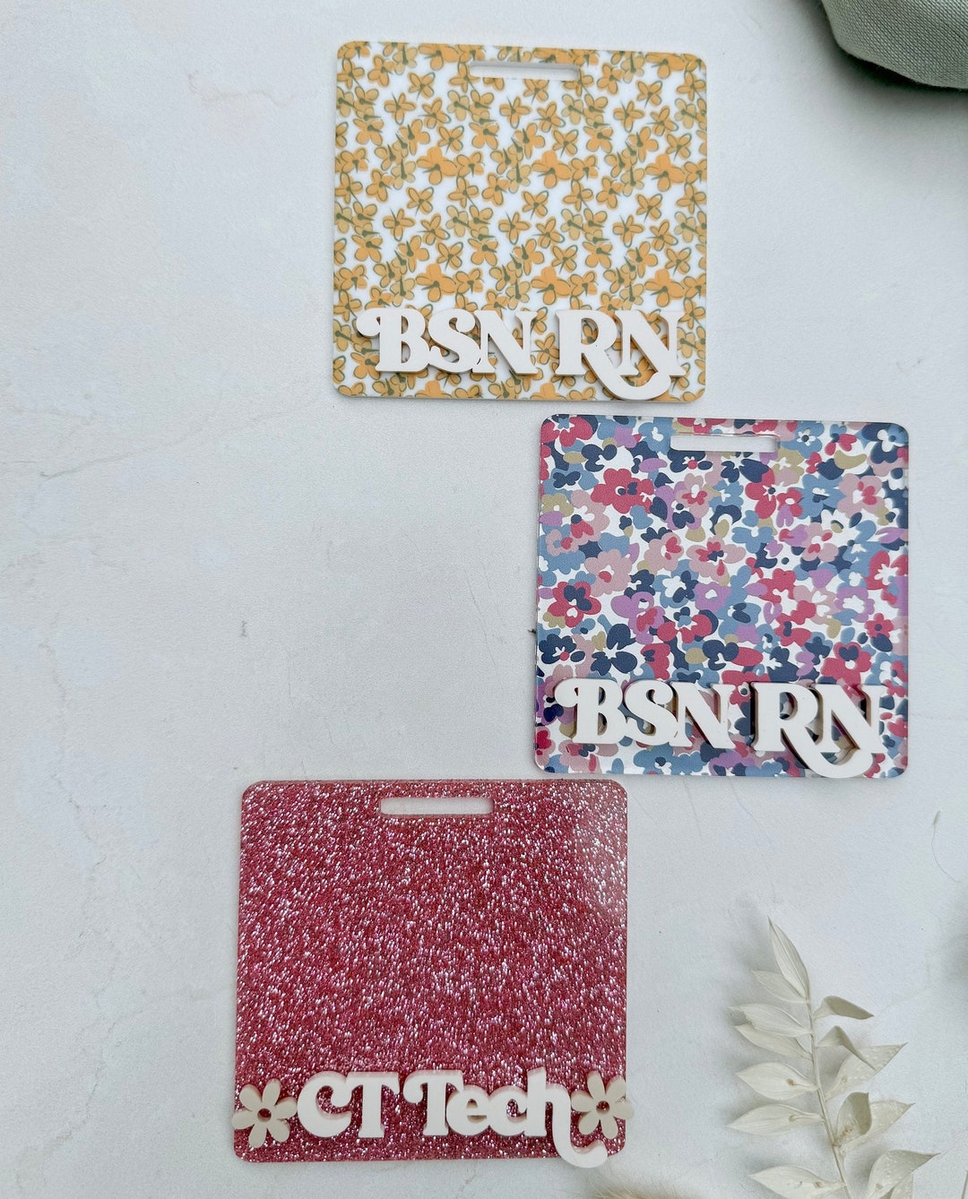 Personalized Badge Buddy for Xray, Rvt, Rdms, Tech, Pct, Nurse, RN ...