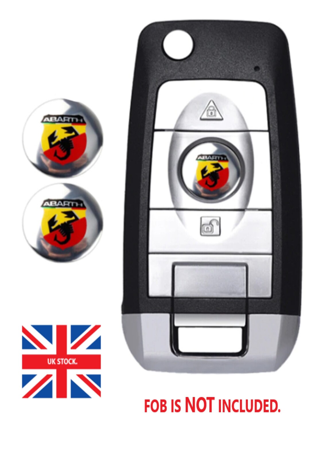 ABARTH Key Fob Alloy Domed Logo Sticker. X2 - Etsy UK