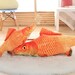 Goldfish Plush 12 Inch Fish Plushie Real Looking Cute Kawaii Stuffed ...