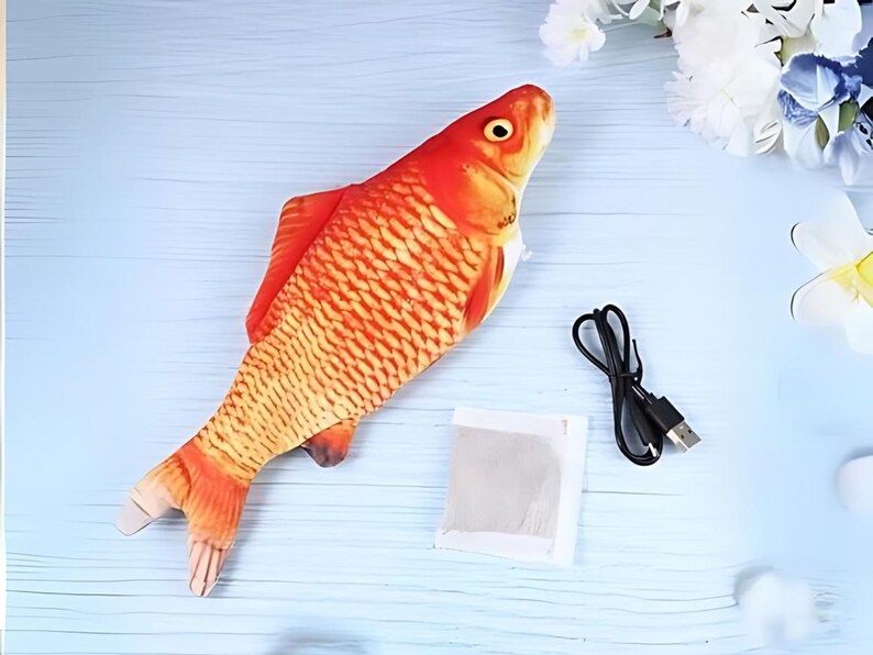 Goldfish Plush 12 Inch Fish Plushie Real Looking Cute Kawaii Stuffed ...