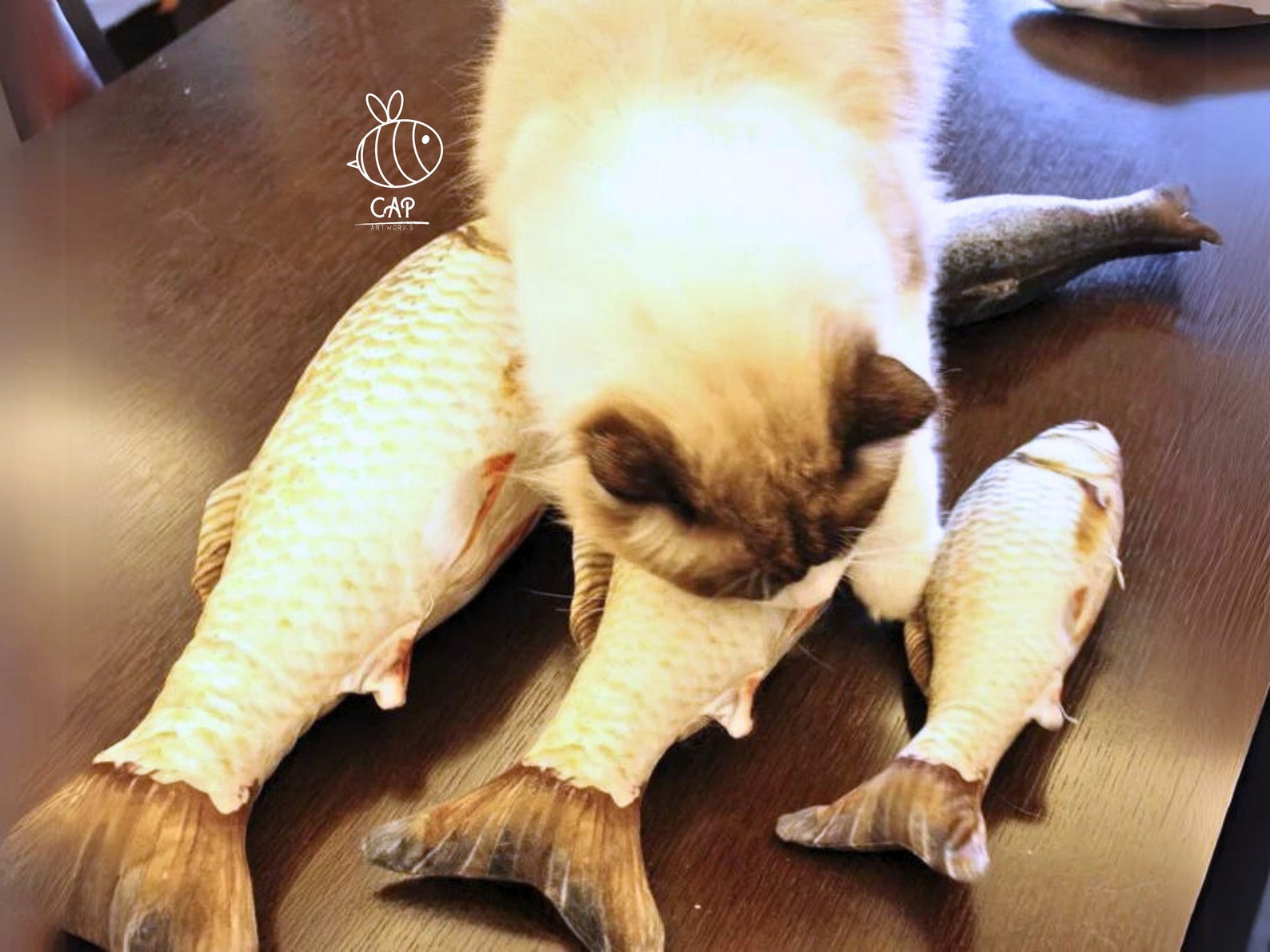 Goldfish Plush 12 Inch Fish Plushie Real Looking Cute Kawaii Stuffed ...