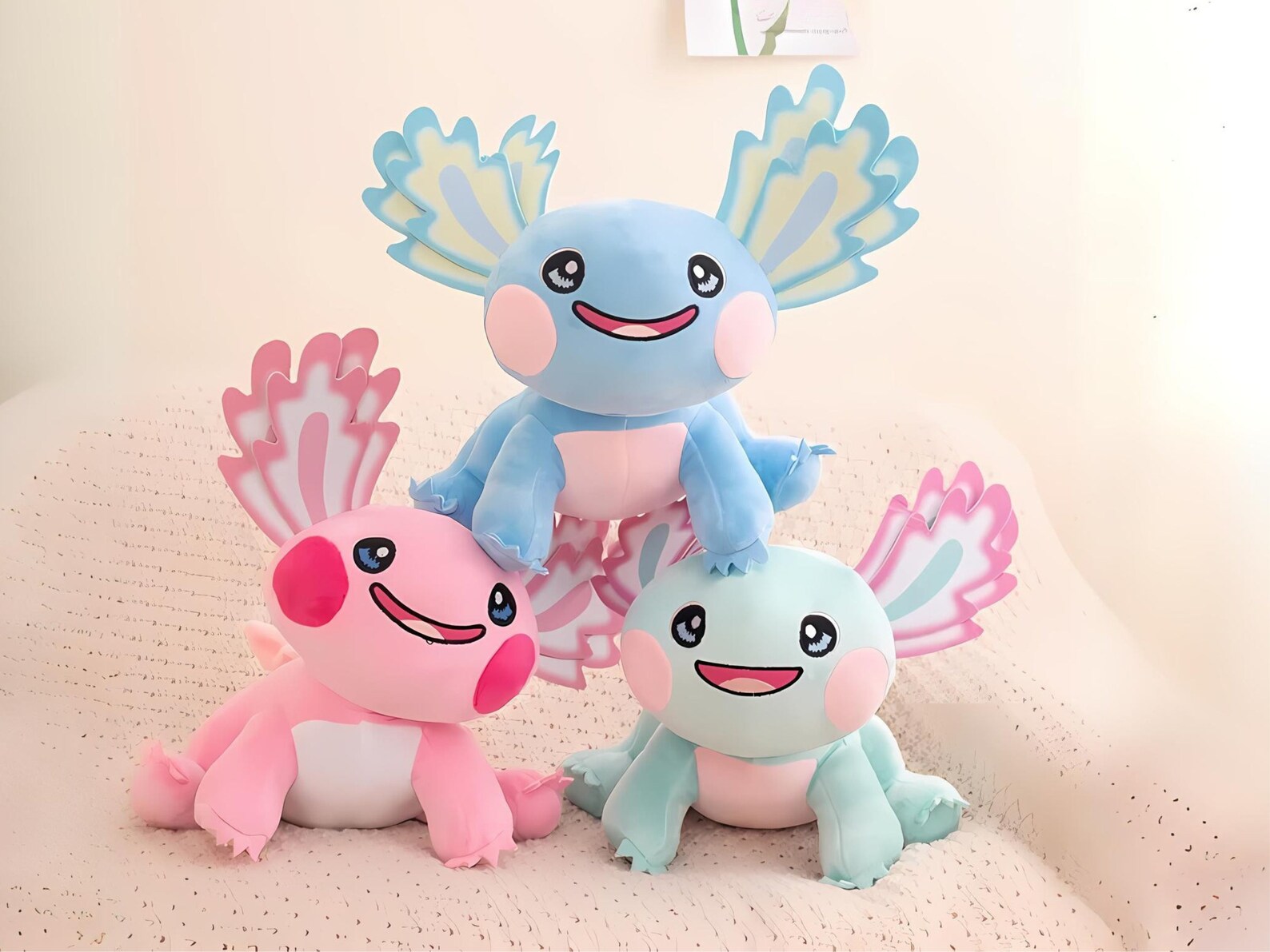 10 Inch Axotol Plush Toy, Axolotl Plushie Toy, Cute Axotol, Kawaii ...