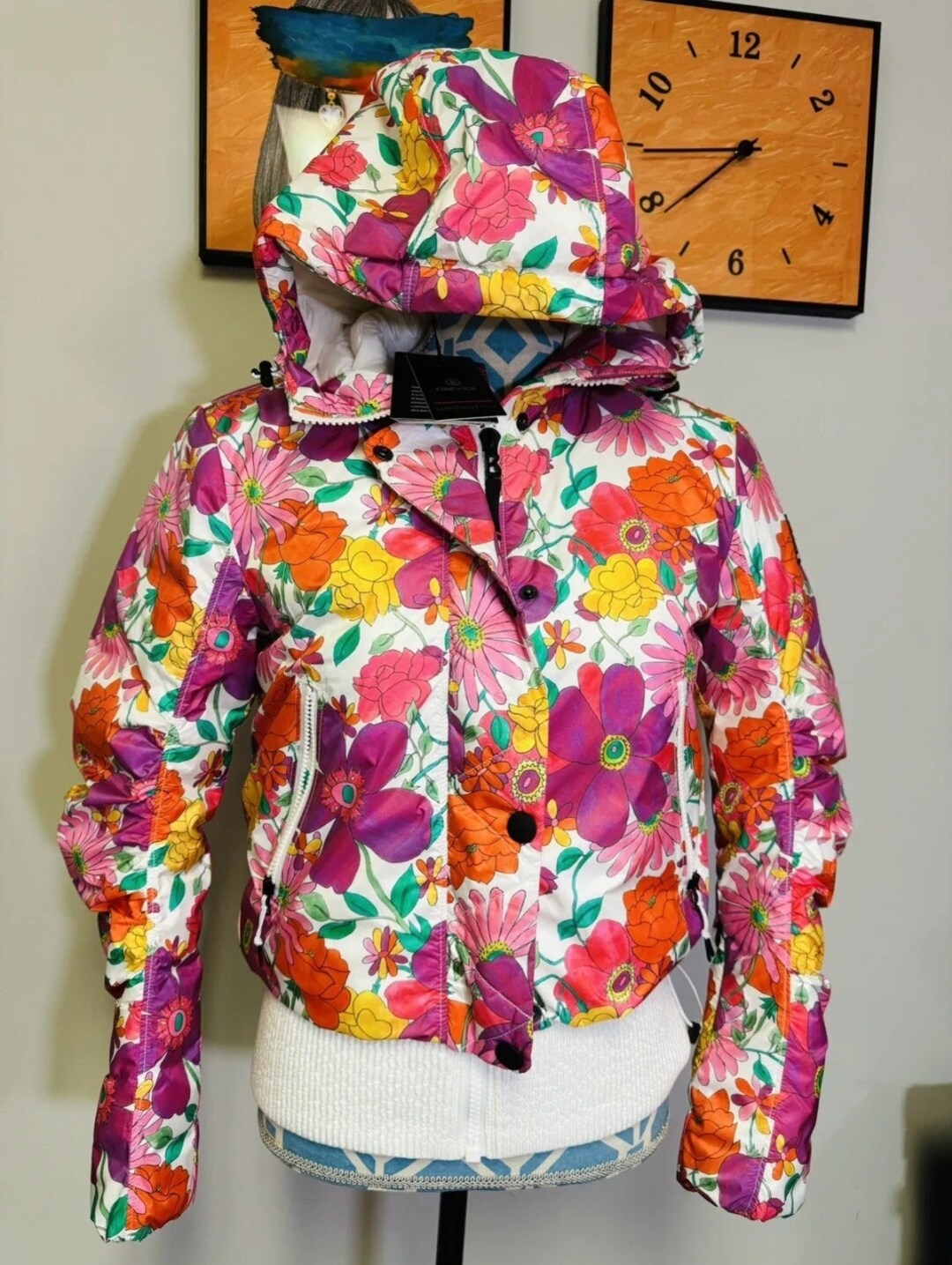 Loveshackfancy X Bogner Fire Ice Sella-d Ski Jacket Floral 34/4/XS NWT ...