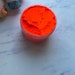 Neon Orange>>bright Orange Mica Pigment Powder, Loose Neon Orange ...