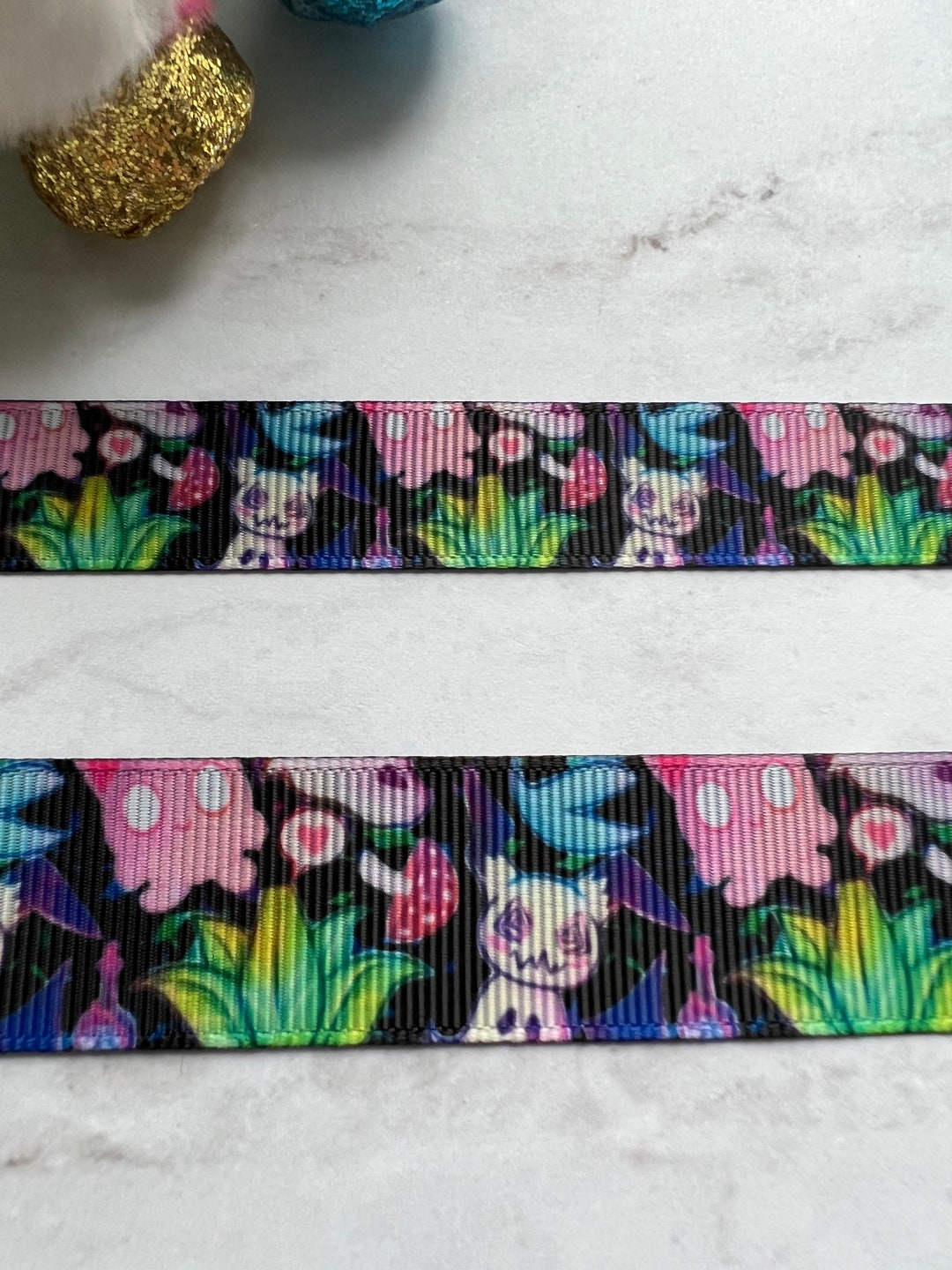 5/8" OR 7/8" USDR Monster Mix Ribbon/grosgrain Ribbon/ribbon by the ...