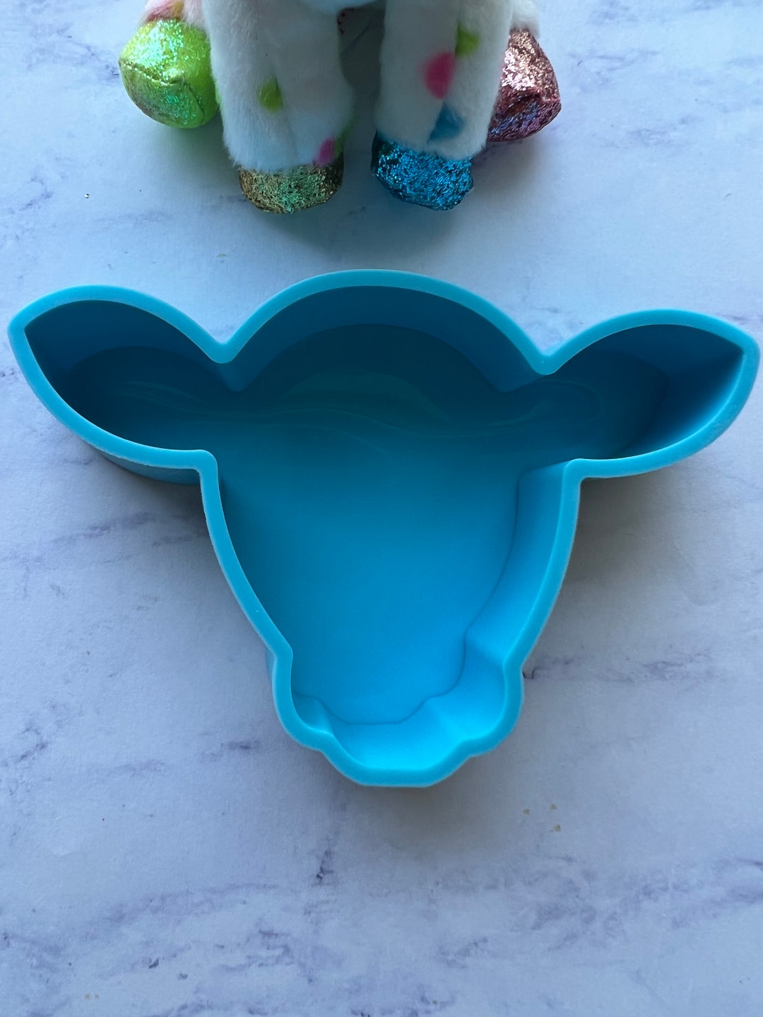 Cow Freshie Silicone Mold/cow Mold for Car Freshies/cow Silicone Mold ...