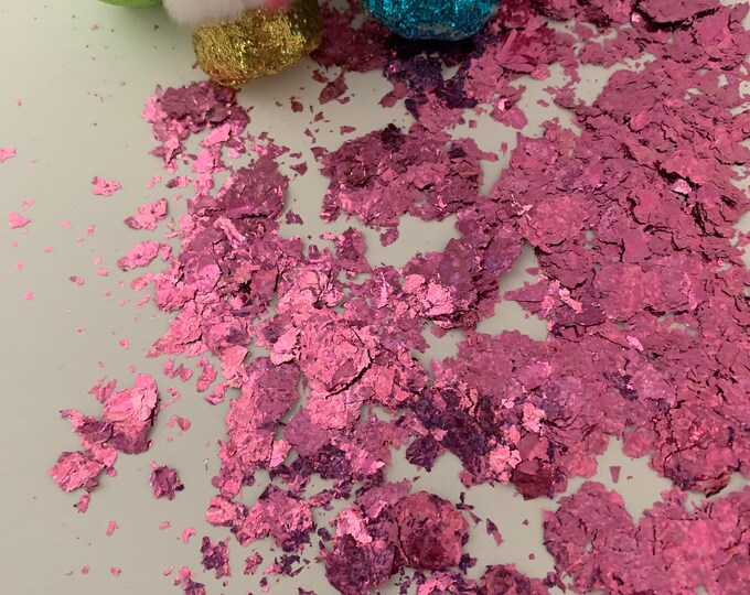 Laser Foil Flakes/magenta Foil Flakes for Resin/epoxy/crafting/light ...
