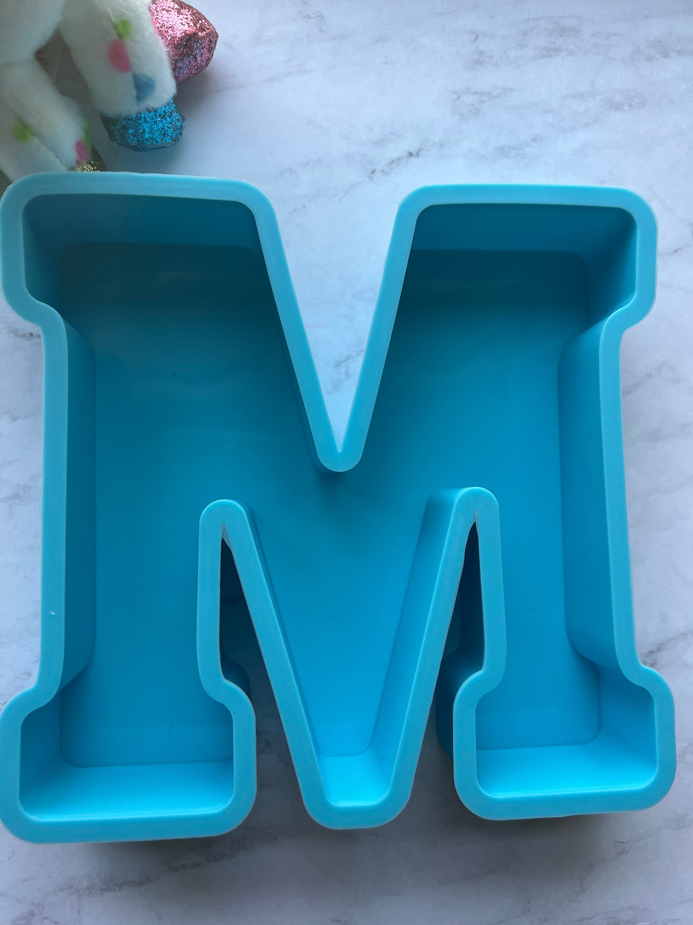 Letter M Deep Silicone Letter Mold/letter M Silicone Mold - Etsy
