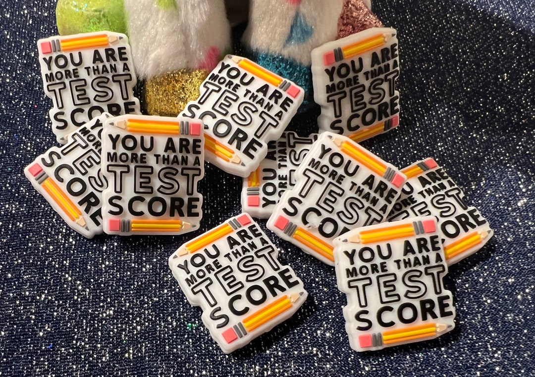 Test Score Silicone Focal Beads, Student Focal Beads for Freshies ...