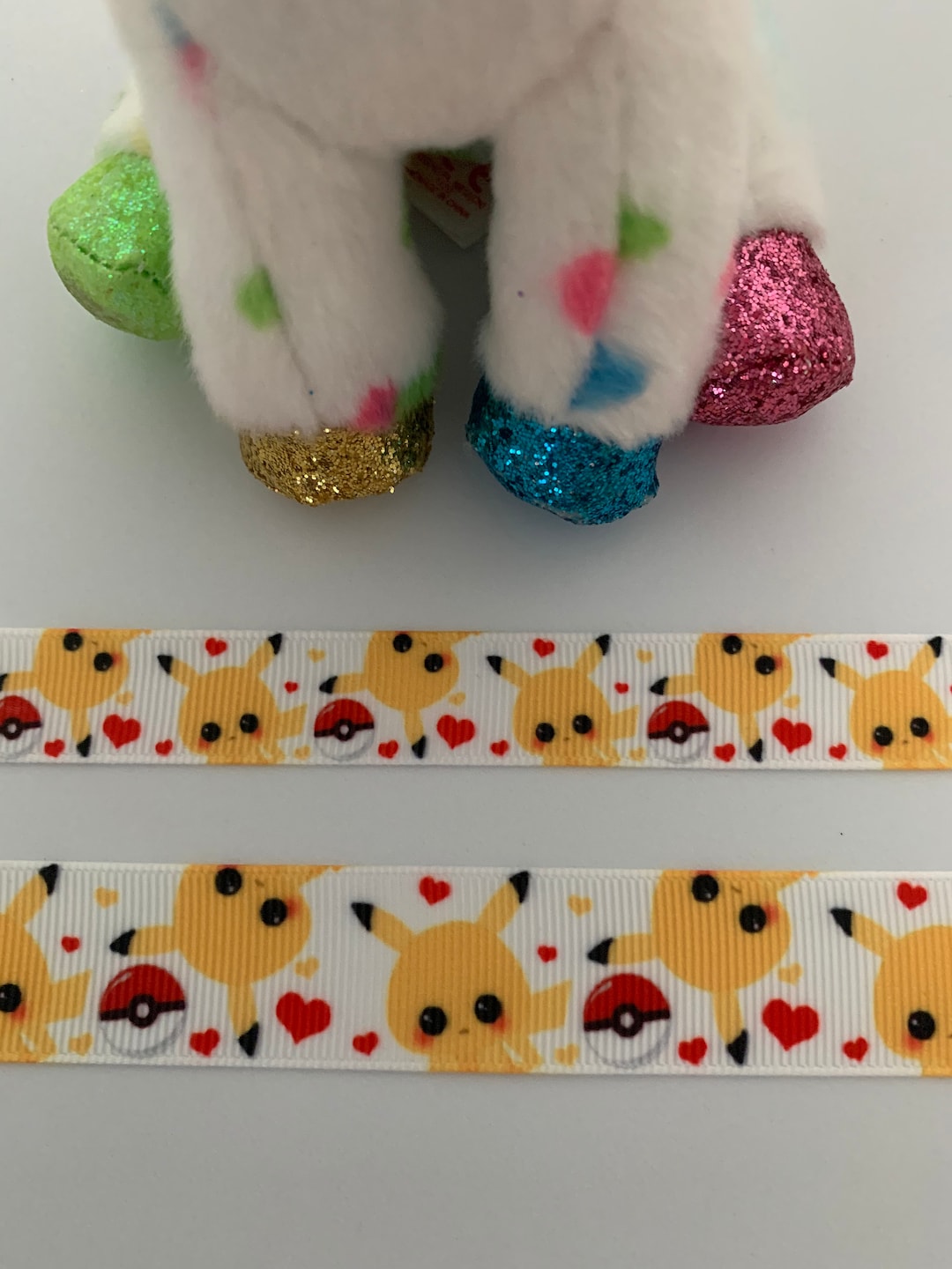 5/8" OR 7/8" Pikachu Inspired Ribbon/usdr Monster Ribbon/us Designer ...