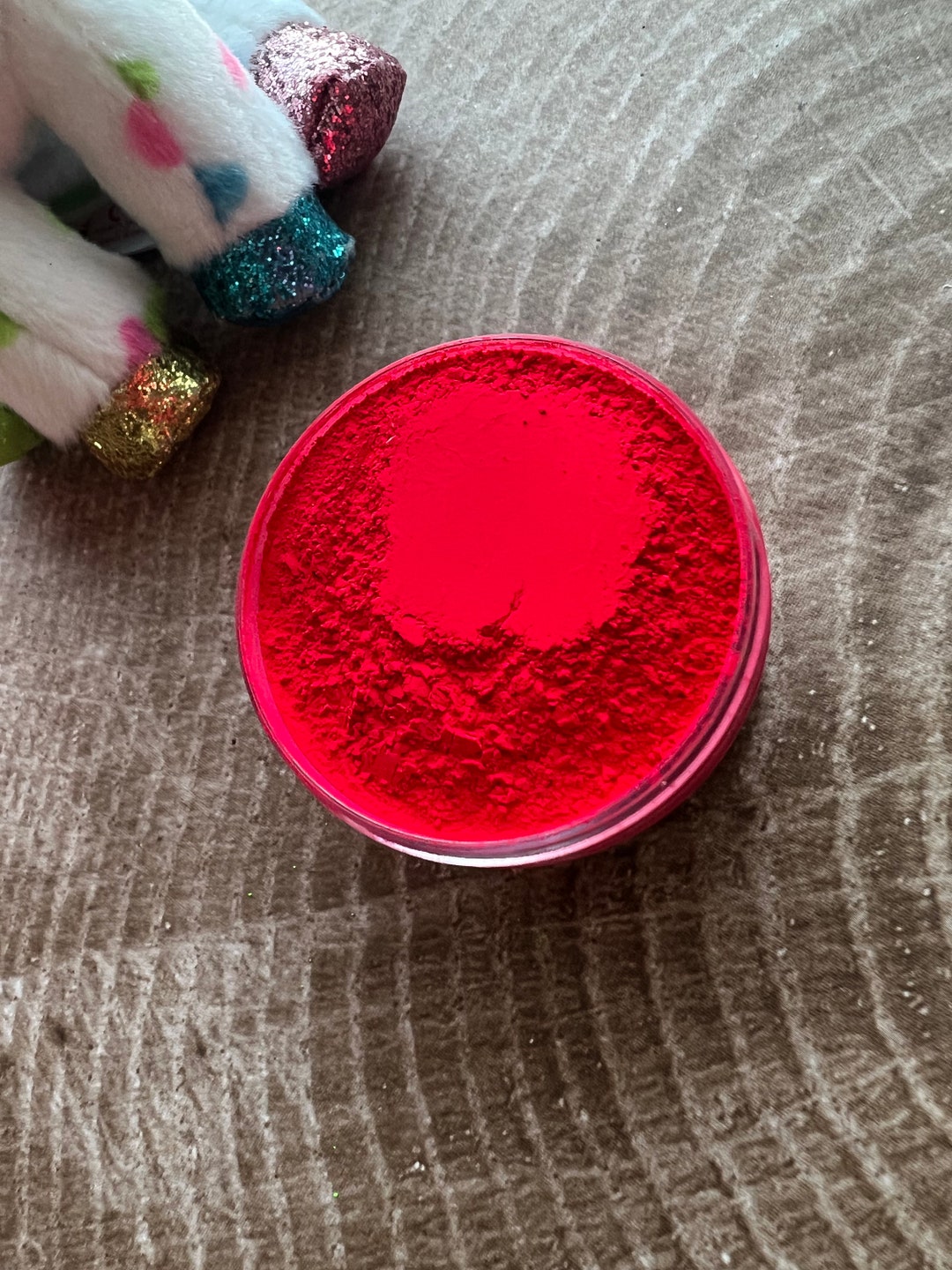Neon Red>>fluorescent Red Mica Pigment Powder, Neon Red Loose Powder ...