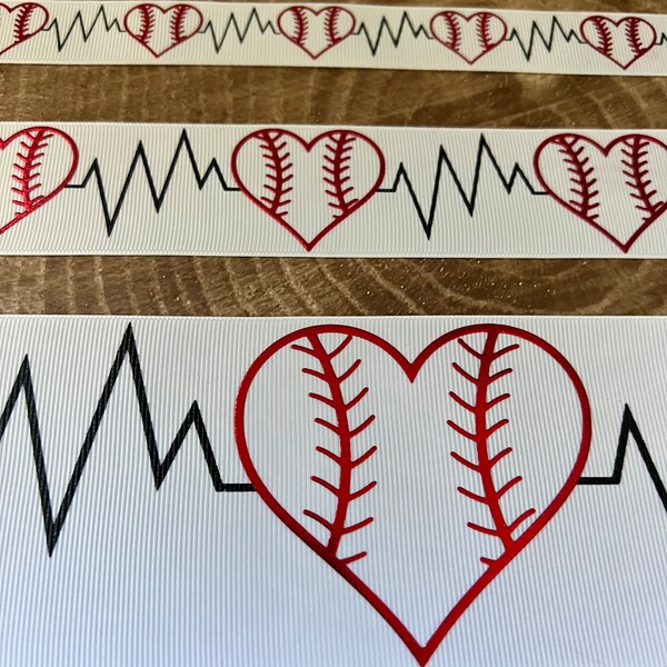 Softball Heartbeat - Etsy