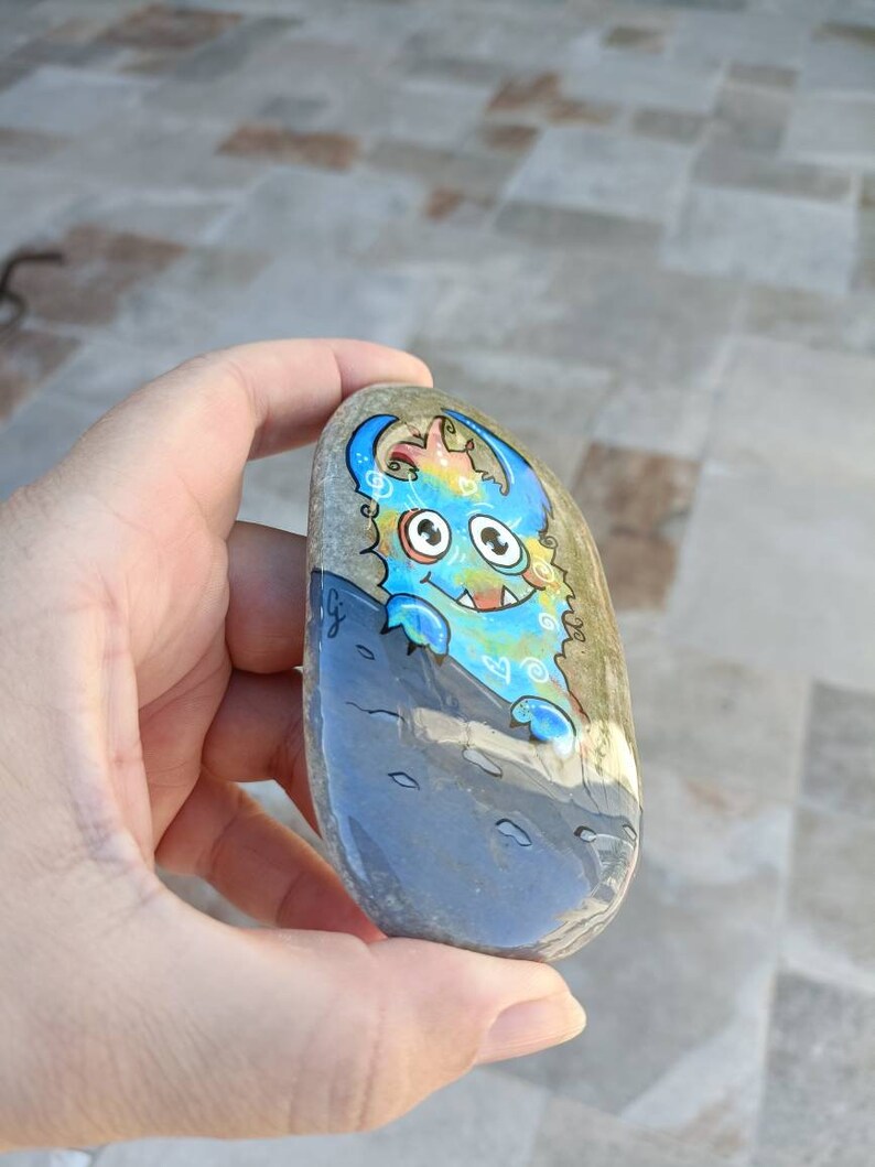 Pebble Nice Monster - Etsy