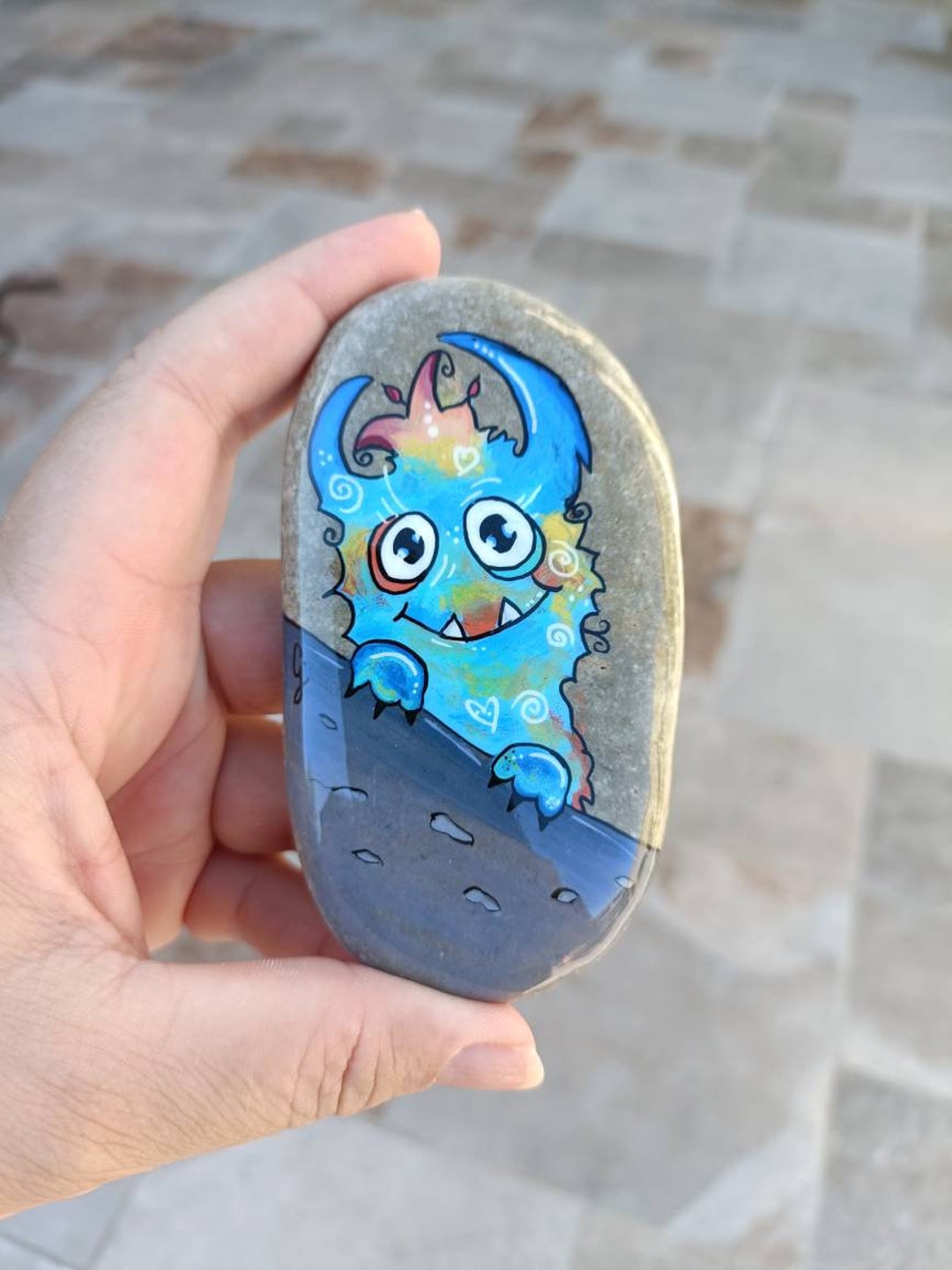 Pebble Nice Monster - Etsy