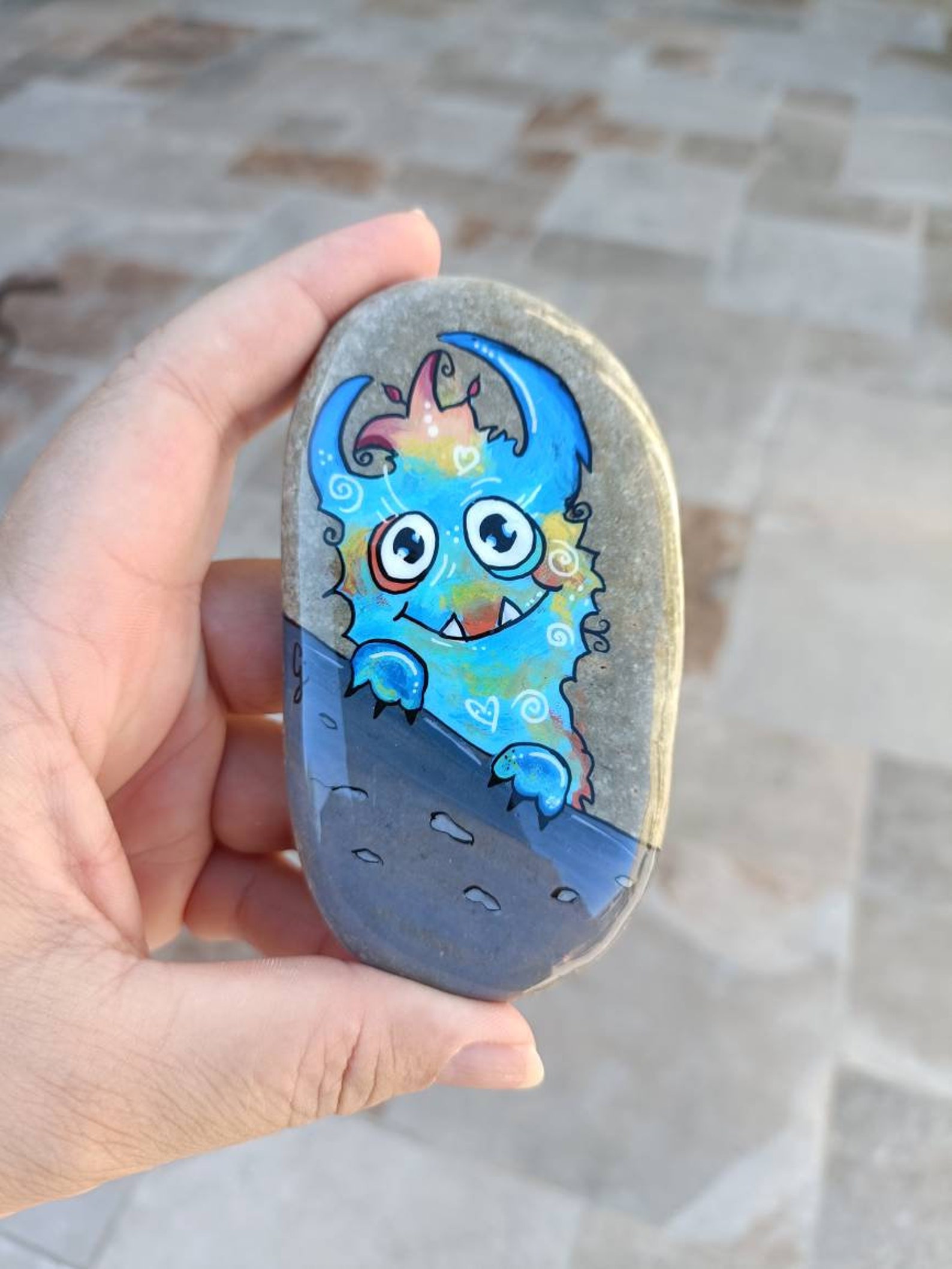 Pebble Nice Monster - Etsy