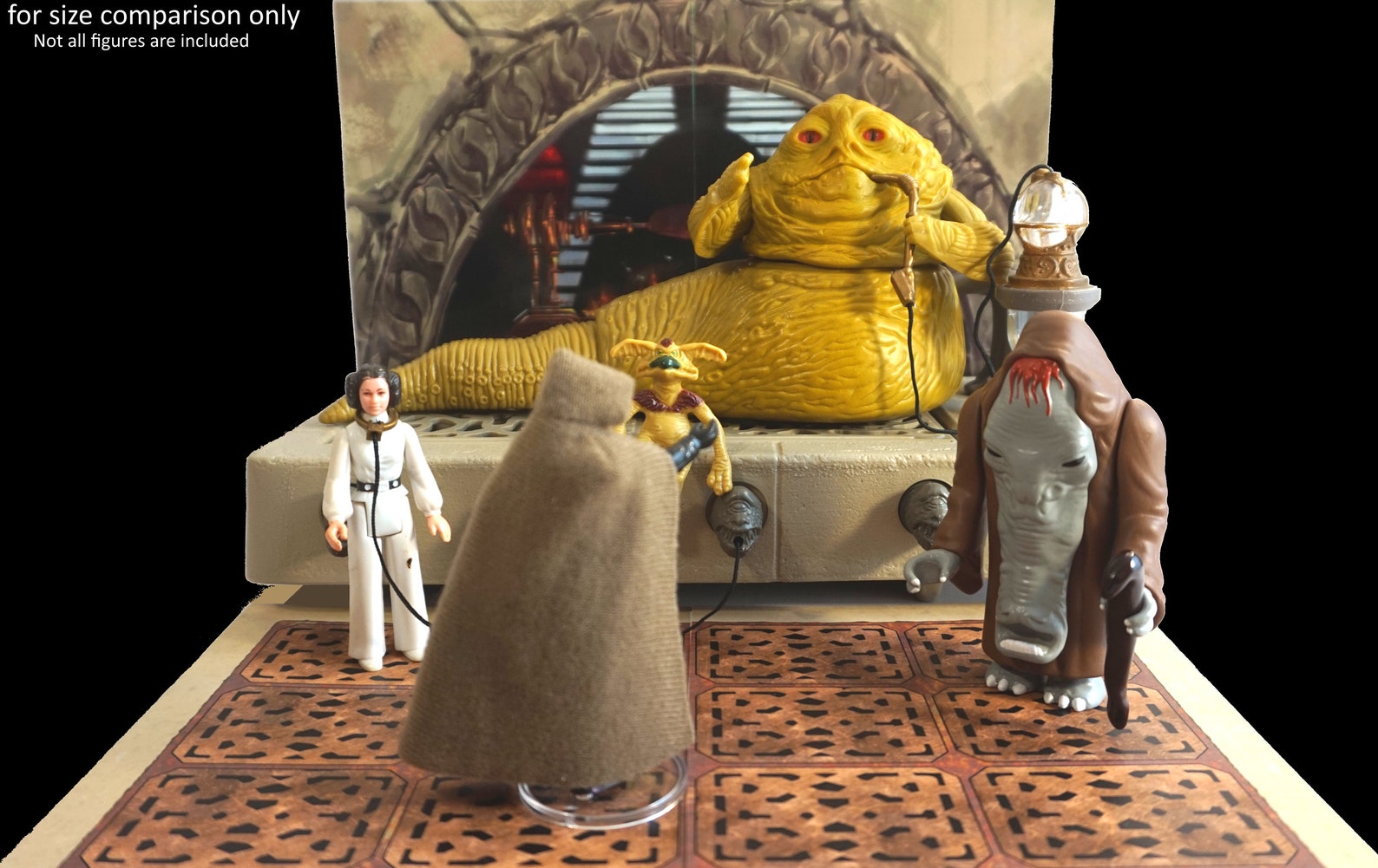 Star Wars Kenner Style Jabba Ephant Mon Inspired Custom Figure - Etsy
