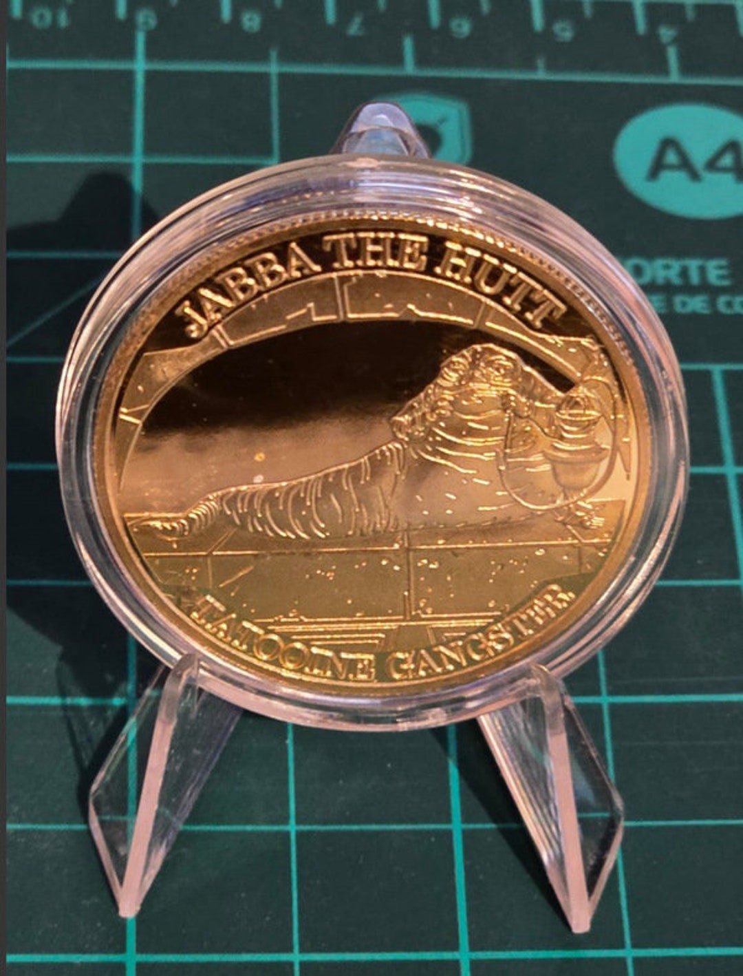 Star Wars Kenner Style Custom Beast Coin - Gold Jabba - Etsy