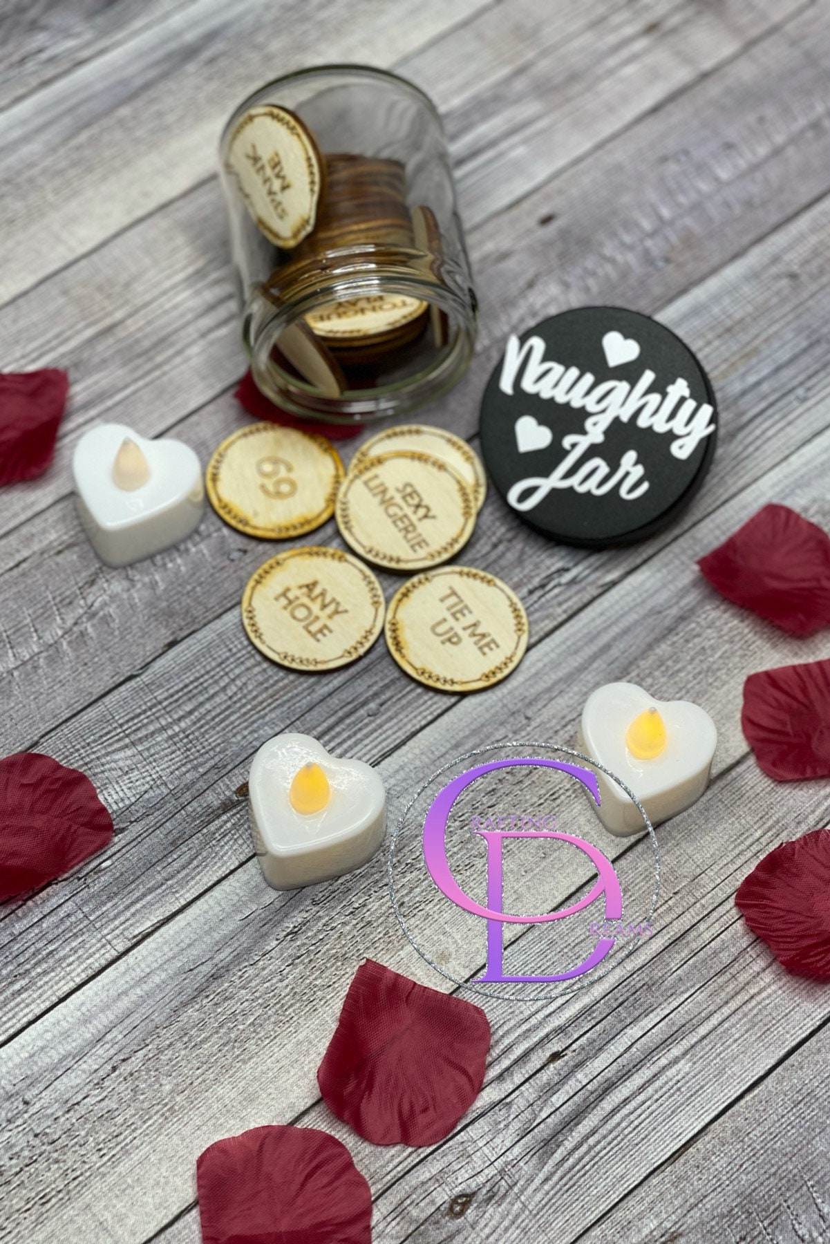 Naughty Jar, Sex Jar, Sex Tokens, Couples Game, A Gift for Him, Anniversary, Couple's Sexy Game ...