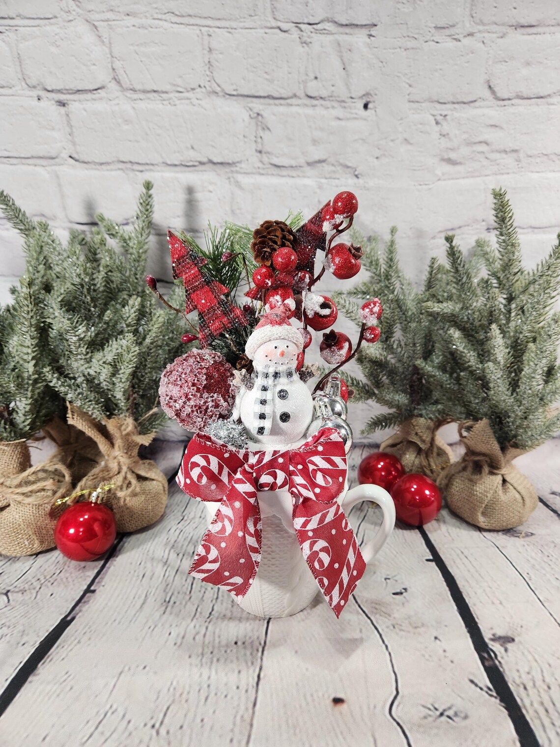 Woodlands Snowman Christmas Cup - Etsy