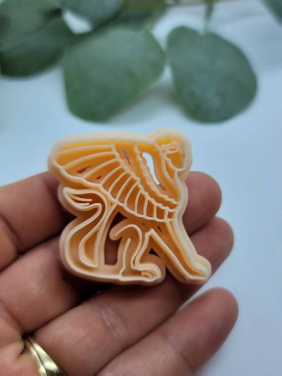 Sphinx Clay Cutter Lion Man Polymer Clay Cutter - Etsy