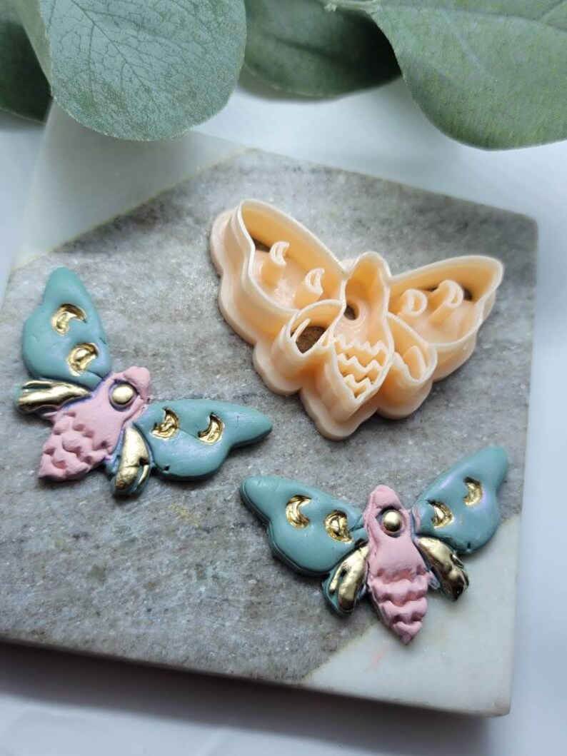 Fuzzy Moon Moth Clay Cutter - Etsy