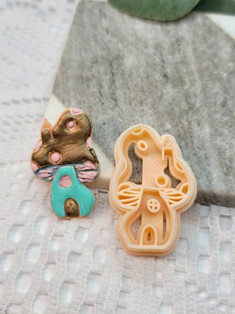 Mushroom House Clay Cutter - Etsy