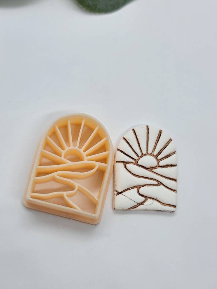 Sunset Clay Cutter, Polymer Clay Cutter - Etsy