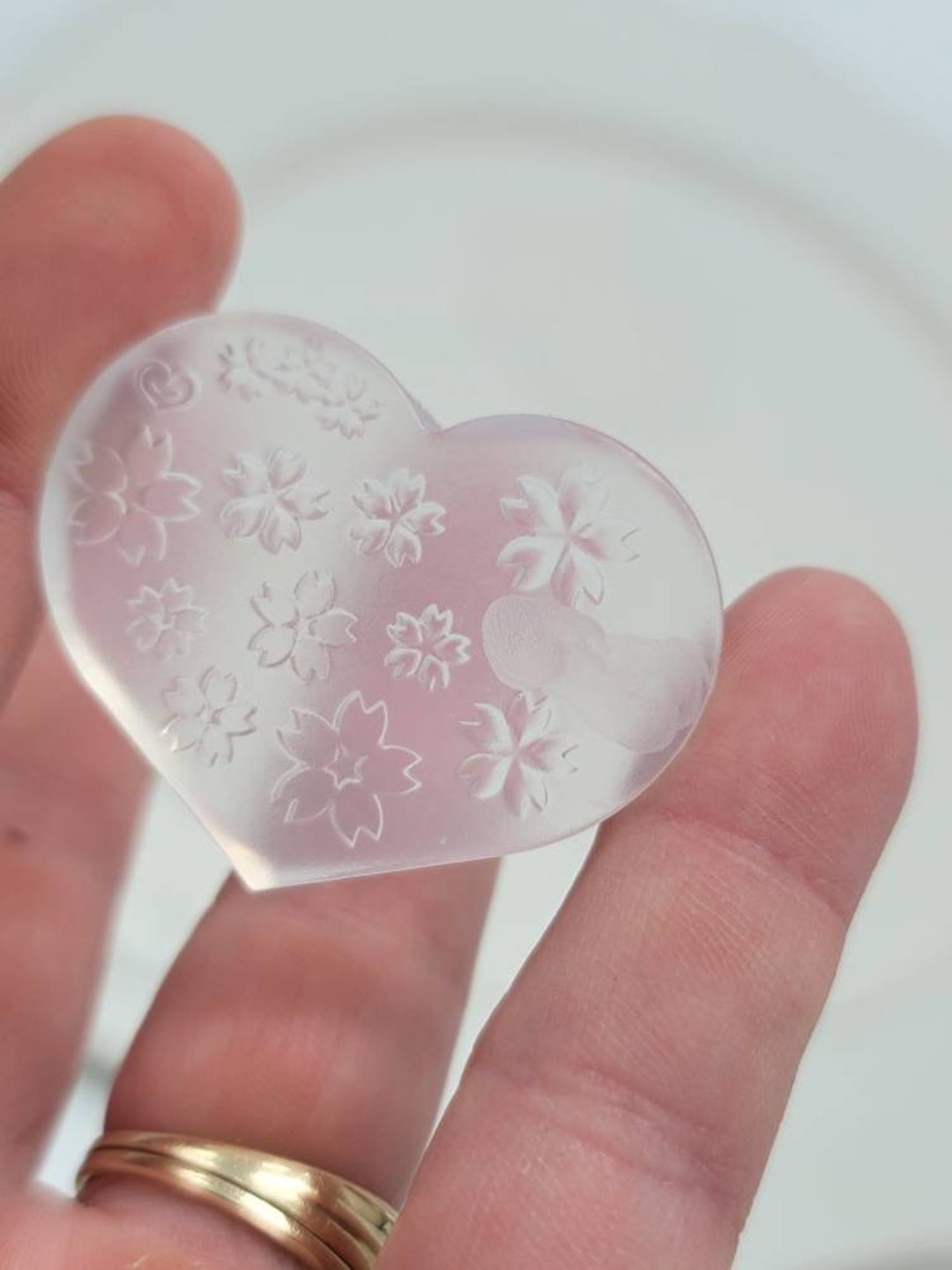 Tropical Flower Micro Heart Mold - Etsy