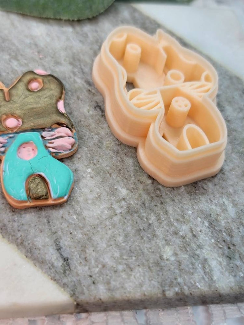 Mushroom House Clay Cutter - Etsy