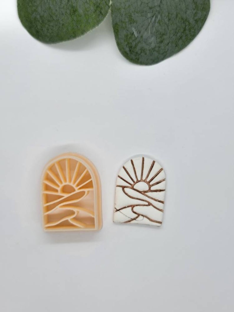 Sunset Clay Cutter, Polymer Clay Cutter - Etsy