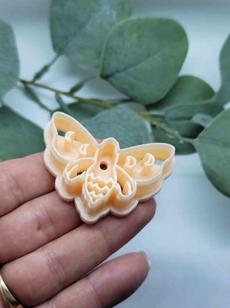 Fuzzy Moon Moth Clay Cutter - Etsy
