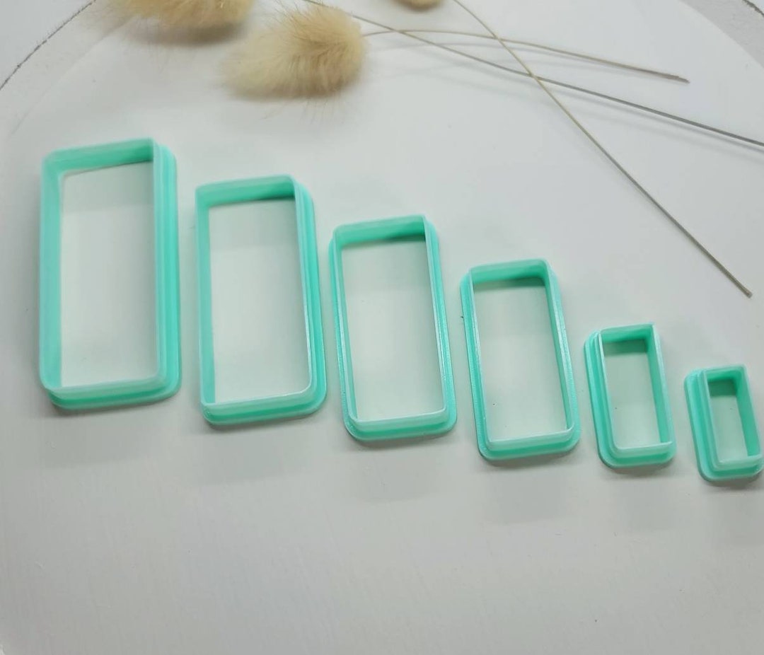 Rectangle Clay Cutter Set - Etsy