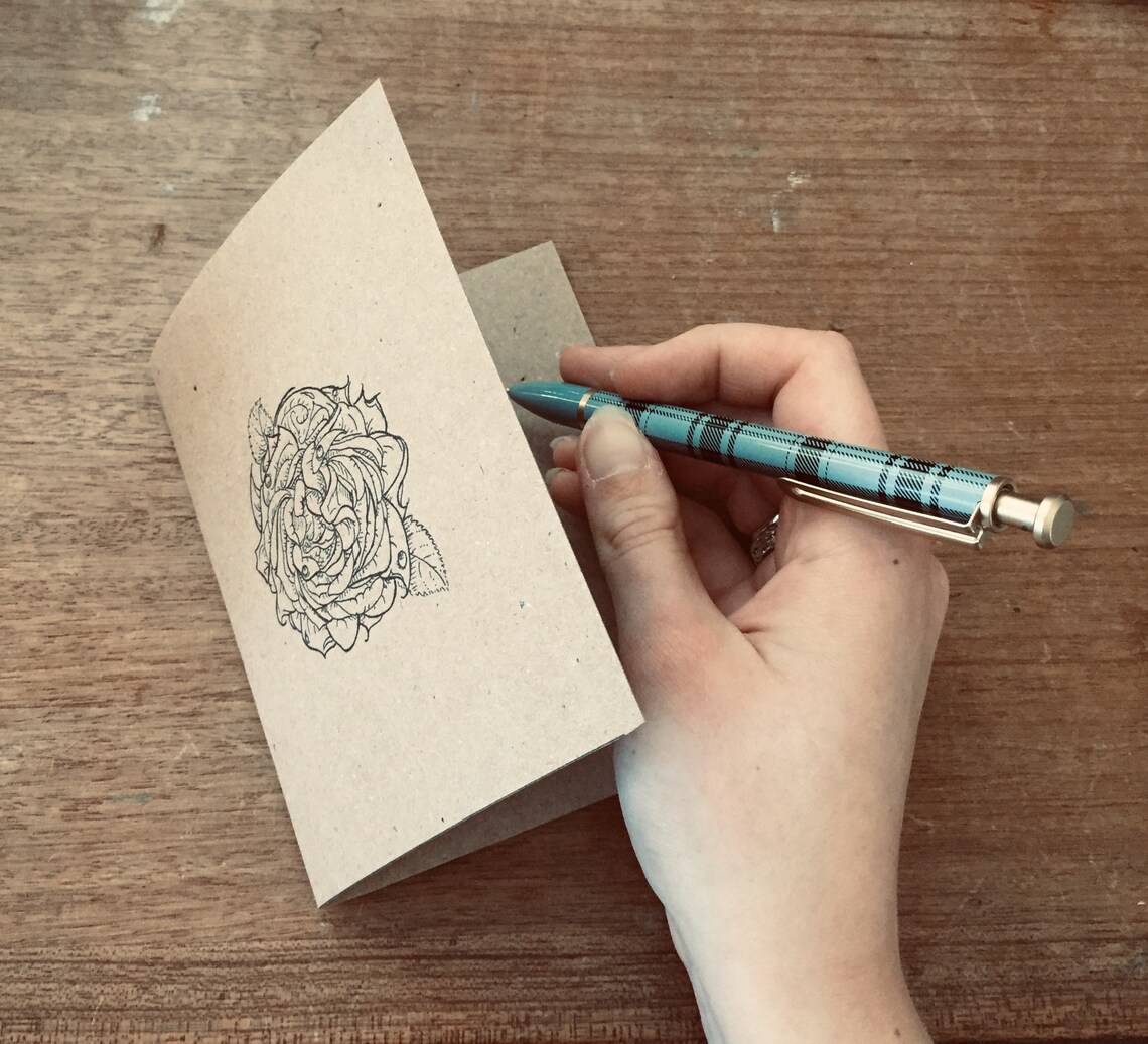 Blank Whimsical Nature Card Set, Fall Card Pack, Variety Pack 4, Cards ...