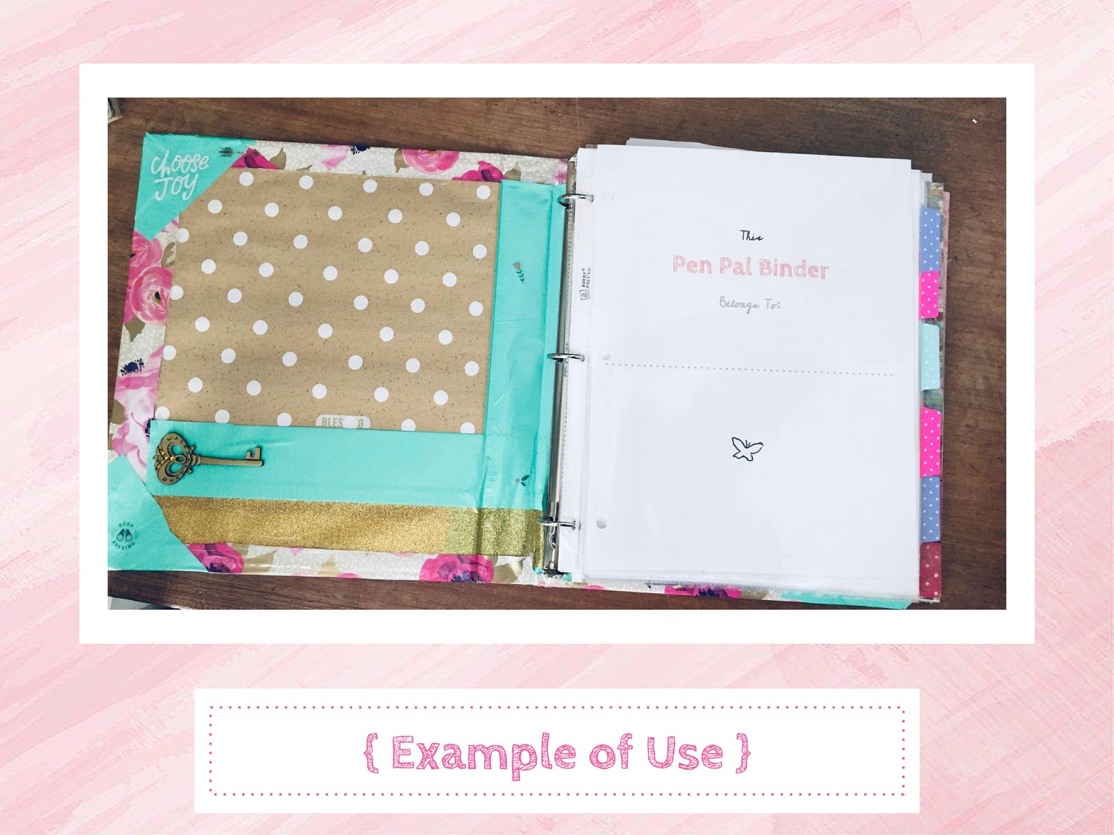 Pen-pal Binder Bundle Printable (10 Pages), Pen Pal Supplies, Pen Pal ...