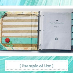 Nautical Pen-pal Binder Bundle Printable (10 Pages), Pen Pal Supplies ...